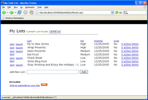 ScottGu S Blog Making A List Checking It Twice Cool Ajax Sample App With ASP NET And Atlas