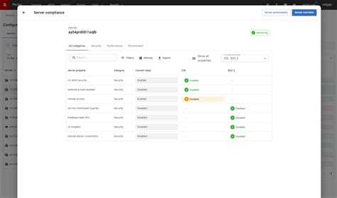 Configuration Compliance Redgate Monitor 14 Product Documentation