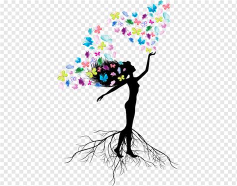 Tree Root Woman Cultivation Event Flower Arranging Branch Root Png PNGWing