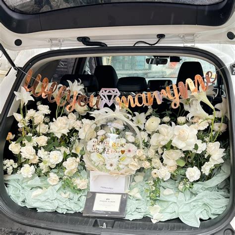 강남 트렁크 프로포즈 꽃 이벤트 논현역 꽃집 꽃지은에서 네이버 블로그