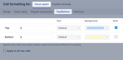 Conditional Cell Formatting