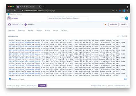 Internal Server Error Issue Dwyl Auth GitHub