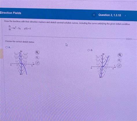 solved draw the isoclines with their direction markers and