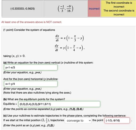Solved Consider The System Of