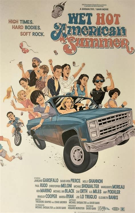 Wet Hot American Summer Movie Poster Laminated Print Etsy