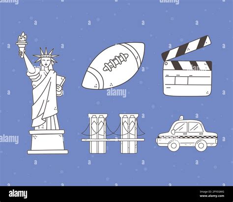 set of outline objects stock vector image and art alamy