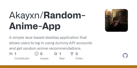 Github Akayxnrandom Anime App A Simple Java Based Desktop