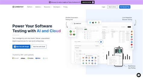 Lambdatest Ai Powered Cloud Testing For Flawless Apps And Websites