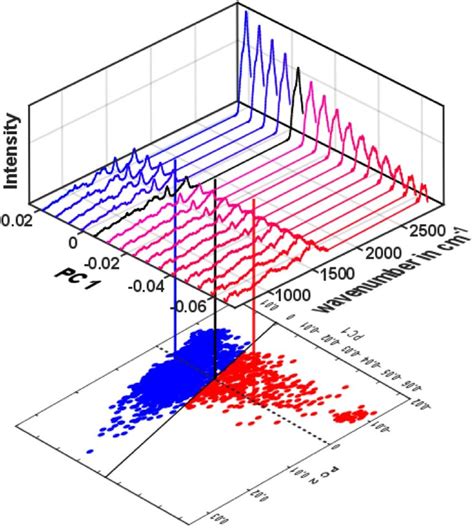 Color Coding Of The Score Plot Is Done Based On The Pca Svm Model Download Scientific Diagram