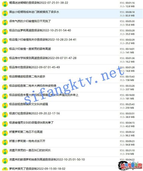 泄密 流出 稀缺 资源详情 超重磅回归 酒店民宿偷听 性爱超高清晰录音 G 懒人部落