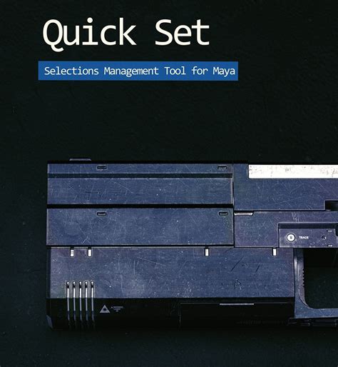 Quick Set Panel For Maya For Maya Misc Modeling Scripts Plugins For