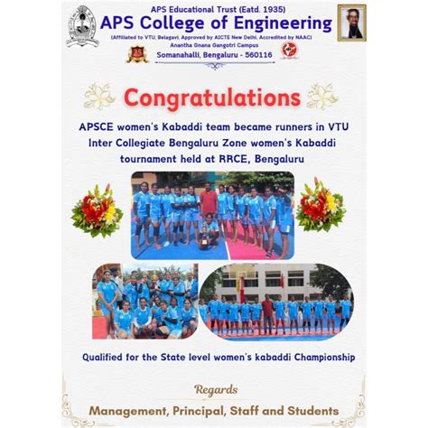 Aps College Of Engineering On Linkedin Apsce