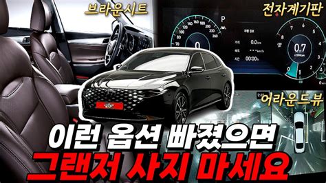 너 차 옵션 좋다~ 들을 수 있는 차ㅣ중고차 뭔차살카 더뉴 그랜저ig Youtube
