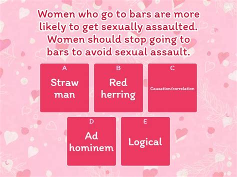 Ict 020524 Logical Fallacies With Causation V Correlation Quiz