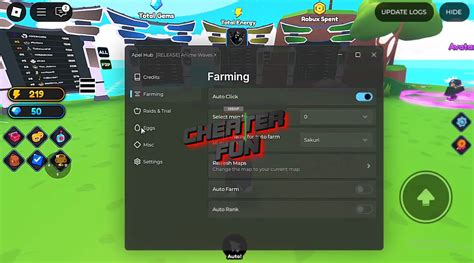 Anime Waves X Script Mobile Auto Farm Auto Click