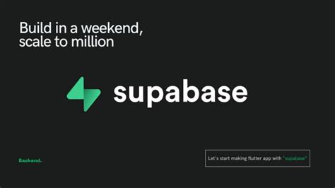 Supabase Flutter Supabase Appdevelopment Ajeesh Das H