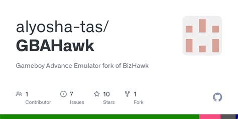 Github Alyosha Tas Gbahawk Gameboy Advance Emulator Fork Of Bizhawk
