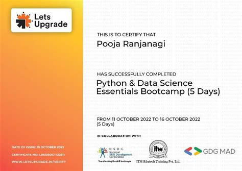 Pooja Ranjanagi On Linkedin Letsupgrade