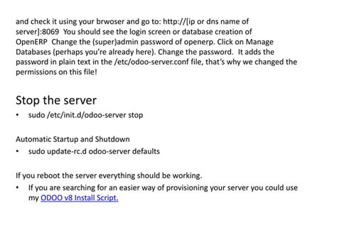 installing odoo v8 from github pptx operating systems computer