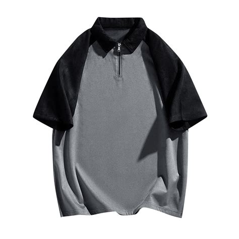Clearance Ssaavkuy Mens Polo Shirts Short Sleevefashion Relaxed Fit
