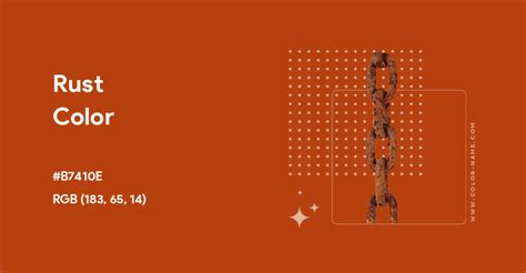 Rust Color Hex Code Is B E