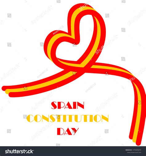 Concept Constitution Day Spain De La Stock Vector Royalty Free