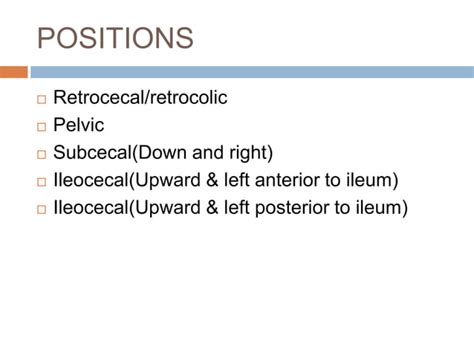 Operative Steps In Open Appendicectomy Pptx Pregnancy Reproductive Health
