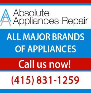 Absolute Appliance Repair San Francisco Marin County Pacifica Ca
