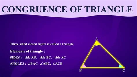 Congruence Of Triangle 1 Pptx Maths Triangles For Grade 8 Pptx Physics Science