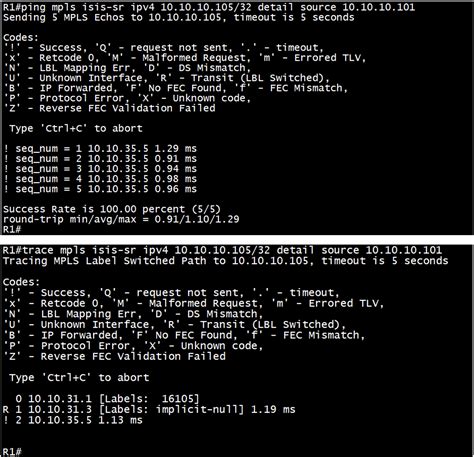 Segment Routing Extension With Igp Is Is In Ocnos Ip Infusion