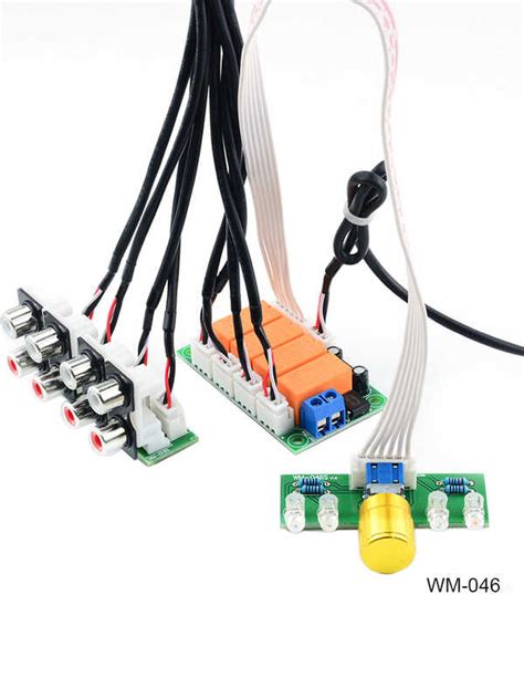 Audio Input Four Way Source Selection Board Audio Signal Switching