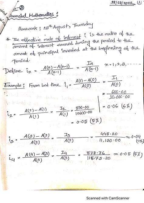Lecture Effective Rate Of Interest And Simple Interest And Compound Interest Studocu