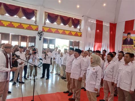 Drs H Sudarsono Resmi Menjadi Ketua Dpc Partai Gerindra Kota Metro