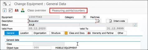 Solved Measuring Points Related To And Equipment S4hc Pu Sap