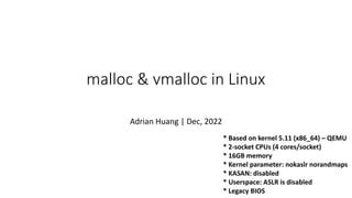 Malloc Vmalloc In Linux Ppt
