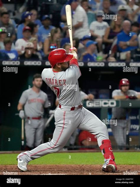 Kansas City Mo Usa 05th July 2021 Cincinnati Reds Eugenio Suarez