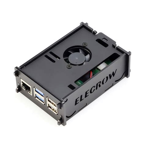 Raspberry Pi 5 Case With Cooling Fan Acrylic Case For Raspberry Pi 5