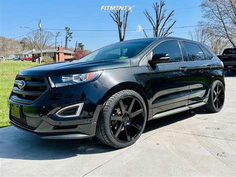 2015 Ford Edge Sport With 22x10 Niche Verona And Ironman 285x35 On