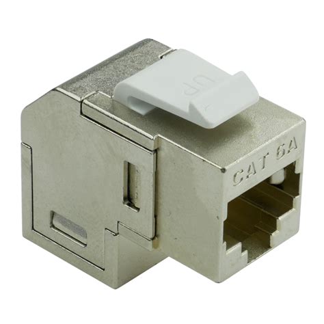 Cc6as6 Keystone Inline Coupler Cat 6a Gewinkelt 90° Geschirmt 6 95
