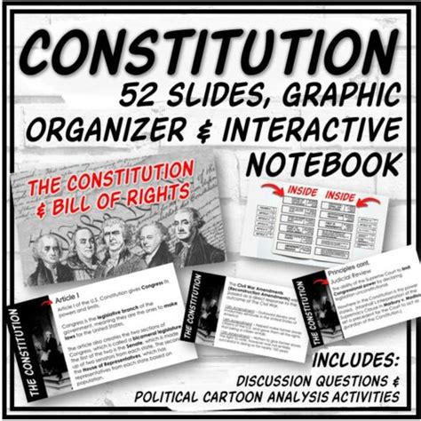 Constitution Slides Hexagonal Thinking Graphic Organizer Interactive Notebook Made By Teachers