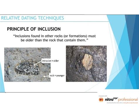 Fossil Dating Relative Dating Techniques Ppt