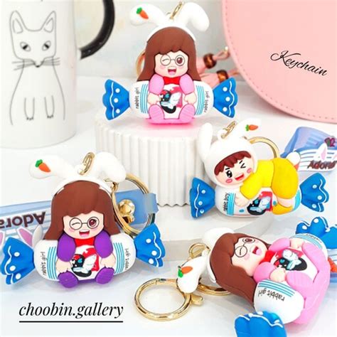 خرید و قیمت سرکلیدی و جاسوییچی سیلیکونی طرح دختر خرگوشی ترب