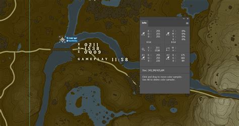Found Totk Coordinates On Botw Map R Tearsofthekingdom