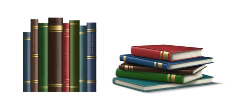 Row Of Books Vector