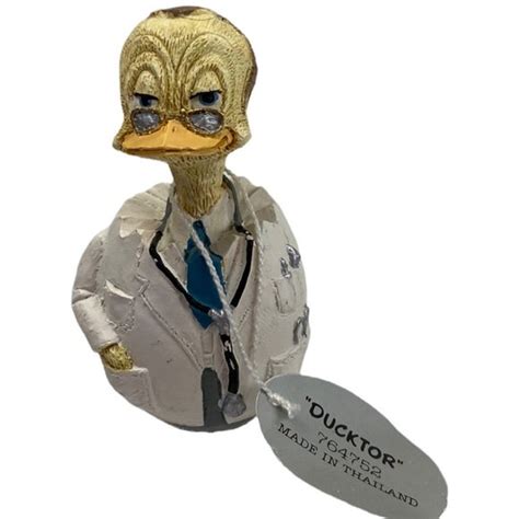 Accents Vintage Eggbert And Friends Ducktor Collectible Figurine 1989 3 Duck Poshmark