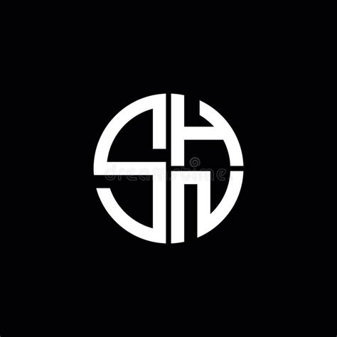 Shn Logo Shn Icon Shn Monogram Shn Letter Minimalist Circle Flat Unique Modern Abstract Logo