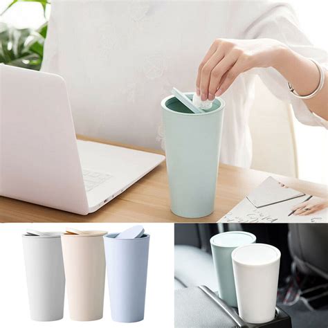 Badu Bg Нова кола за боклук с капак Кофа за боклук за кола Домашна стая Кошче за боклук Калъф за