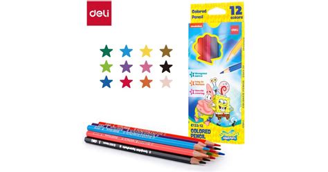 ფერადი ფანქარი Deli 12 ფერი · საკანცელარიო