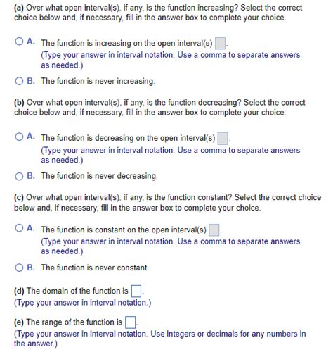 solved determine the largest open interval s of the domain