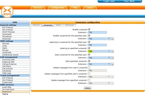 Xivo Configuration Basique Networklab